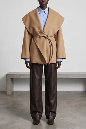 P.a.r.o.s.h Wide-leg Leather Trousers