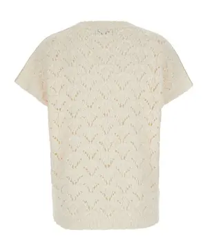 Fabiana Filippi Open Knit Short Sleeved Jumper
