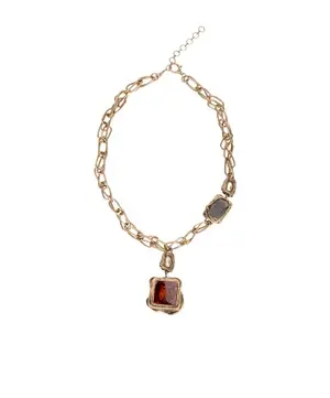 Max Mara Pendant Necklace - Yellow