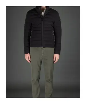 MOORER Long Sleeve Cotton Coat