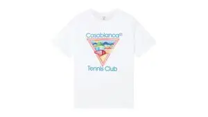 Casablanca Tennis Club Icon Tee Shirt - White