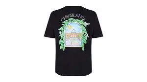 Casablanca L'arche De Tennis Tee Shirt - Black