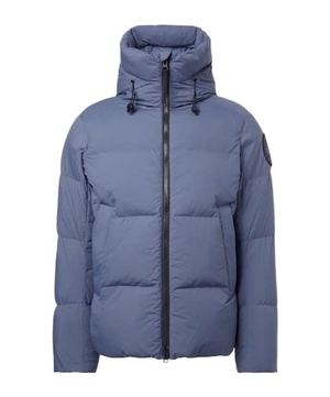 Canada Goose Solid Color Down Jacket - Blue