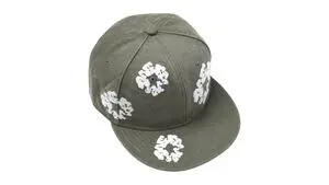 DENIM TEARS Cotton Wreath New Era 59fifty Canvas Fitted Cap - Olive
