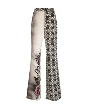 Alberta Ferretti High-waist Flared Trousers - Black