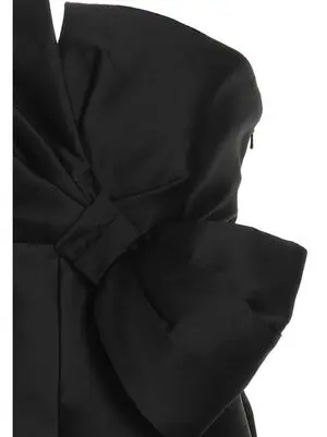 Alberta Ferretti Bow-embellished Evening Gown