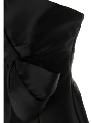 Alberta Ferretti Bow-embellished Evening Gown