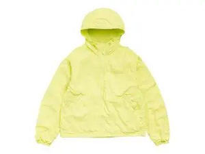 StÜssy Double Cotton Hooded Jacket - Lime