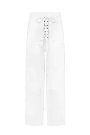 PAR Y ESCALA SL Rafaela Pant - White