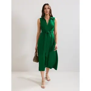 PHASE EIGHT Sculpted Tie-waist Midi Shirt Dress