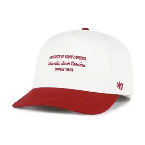 '47 South Carolina Gamecocks Contemporary Basics Two-tone Hitch Adjustable Hat - White
