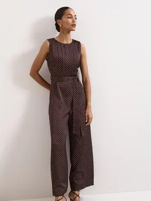 PHASE EIGHT Janine Spot Jumpsuit