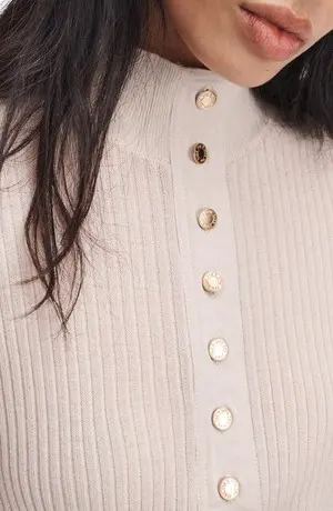 Rag & Bone Lucy Henley Wool Sweater