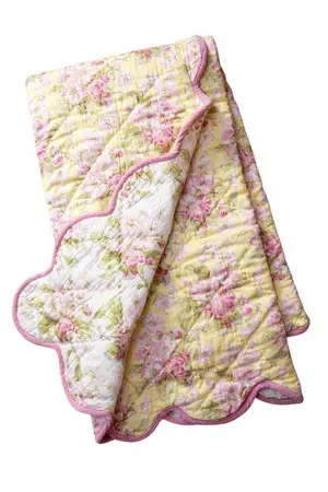 MODERN PRAIRIE Apple Blossom Throw - Yellow
