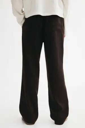 H&M Relaxed-fit Linen-blend Wide-leg Pants