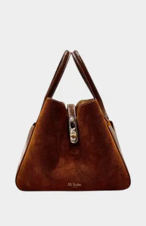 MI BOLSA LONDON Cotswolds Genuine Tote Leather Shoulder Bag