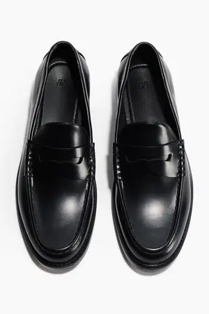H&M Loafers With Penny Keeper And Moccasin Seam