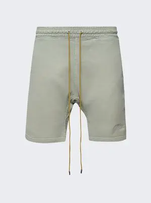 Rhude Classique Sweatshorts Washed Seafoam And White - Green
