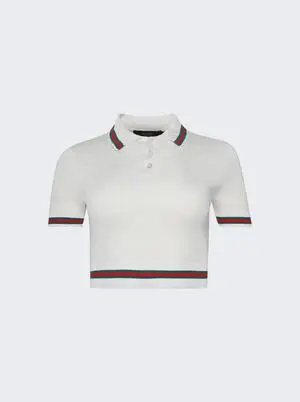 Gucci Gg Extra Fine Cotton Jacquard Polo Shirt