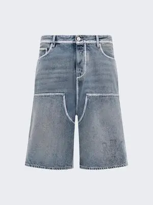 Amiri Ma Denim Carpenter Short Pacific