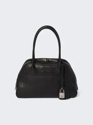Miu Miu Small Nappa Leather Bag - Black