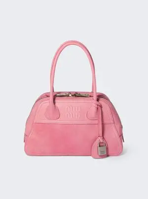 Miu Miu Vivant Small Nappa Leather Bag Begonia - Pink