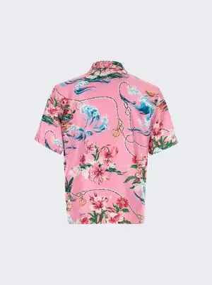 Gucci Printed Silk Twill Bowling Shirt