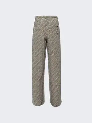 Balenciaga Printed Pyjama Pants And Black