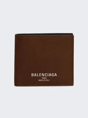 Balenciaga Square Folded Wallet Caramel