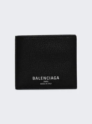Balenciaga Square Folded Wallet - Black