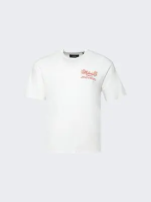 NAHMIAS Wipeout Surf Shop Boxy Tee - White