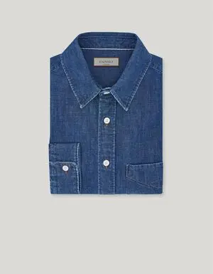Canali Denim Shirts For Men