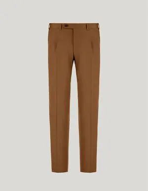 Canali Regular-fit Wool Flannel Travel Pants
