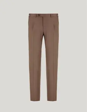 Canali Regular-fit Wool Flannel Trousers