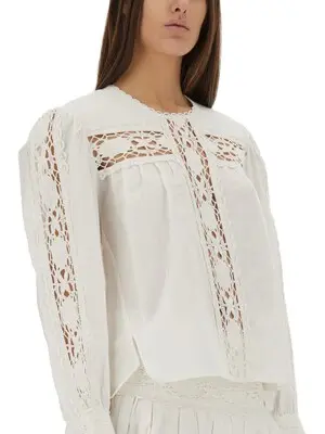 MARANT ETOILE Valmira Top - White