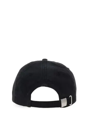 GANNI Cappello Da Baseball In Canvas