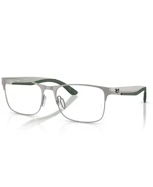 Ray-ban Rectangle Full Rim Eyeglasses - Gunmetal