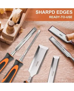 XDOVET Wood Chisel Set Honing Guide Sharpening Stone Pencils Kit