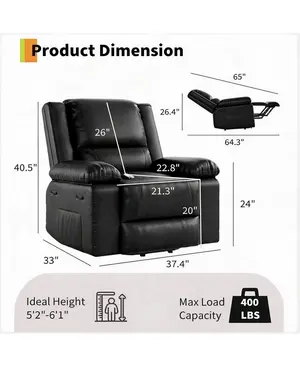 HOMFAN Power Lift Recliner Chair