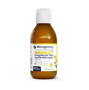 METAGENICS Omegagenics Epa Dha 2400 Milligram High Potency Liquid Fish Oil Supplement For Heart Health And Immune Support 30 Servings - No Color