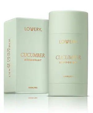 LOVERY Cucumber Deodorant Aluminum Free Stick 2.6oz 24 Hour Odor Control - Multi