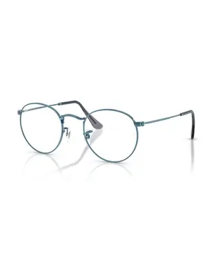 Ray-ban Round Metal Eyeglasses - Blue