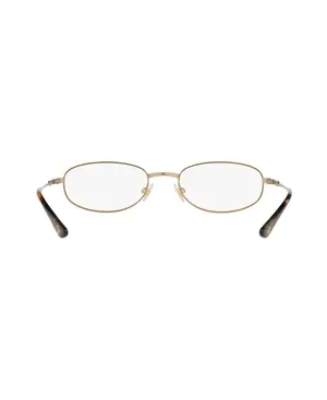 Brooks Brothers Gold Tone Oval Eyeglasses - Matte Gold