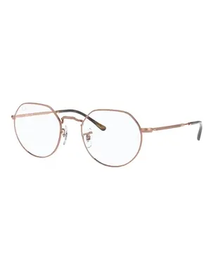 Ray-ban Octagonal Frame Eyeglasses - Copper