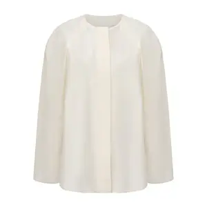 FRONT ROW SHOP Reversible Scarf Blouse