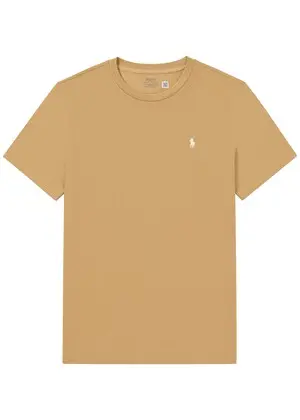 Polo Ralph Lauren Logo-embroidered Cotton T-shirt - Tan