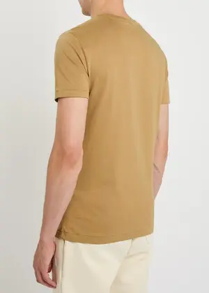 Polo Ralph Lauren Logo-embroidered Cotton T-shirt - Tan