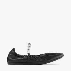 JIMMY CHOO Jade Ballerina Flats - Xblackcrys