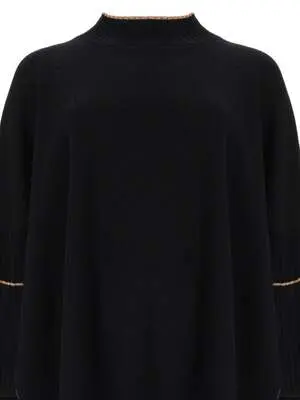 Herno Virgin Wool Turtleneck Sweater - Black