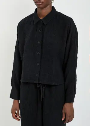 Eileen Fisher Seersucker Jacket